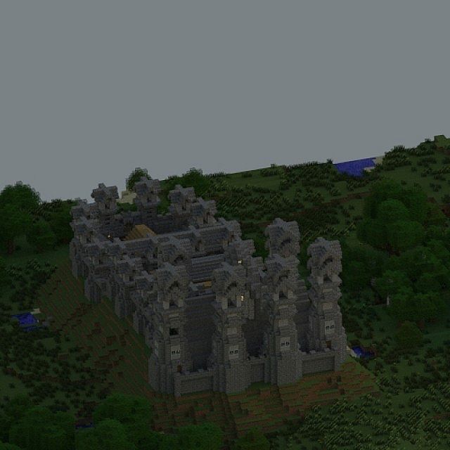 Hill castle Minecraft Map