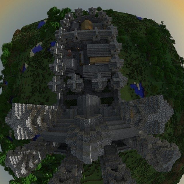 Hill castle Minecraft Map