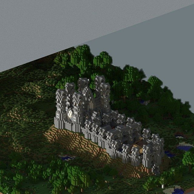 Hill castle Minecraft Map