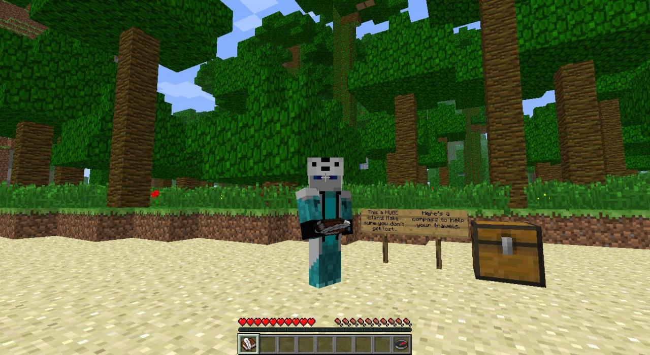 Secrets of Zombie Island-adventure Minecraft Map