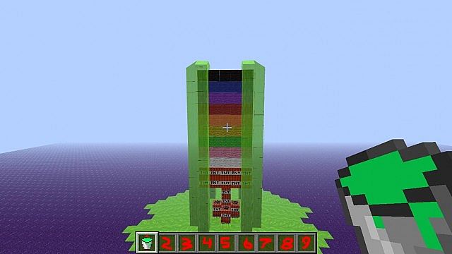 huge bread/sandwhich lcd/neon structure Minecraft Map