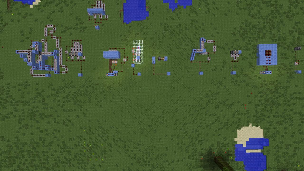 Redstone map Double Vertical Pistont/ Triple Vertical Piston Minecraft Map