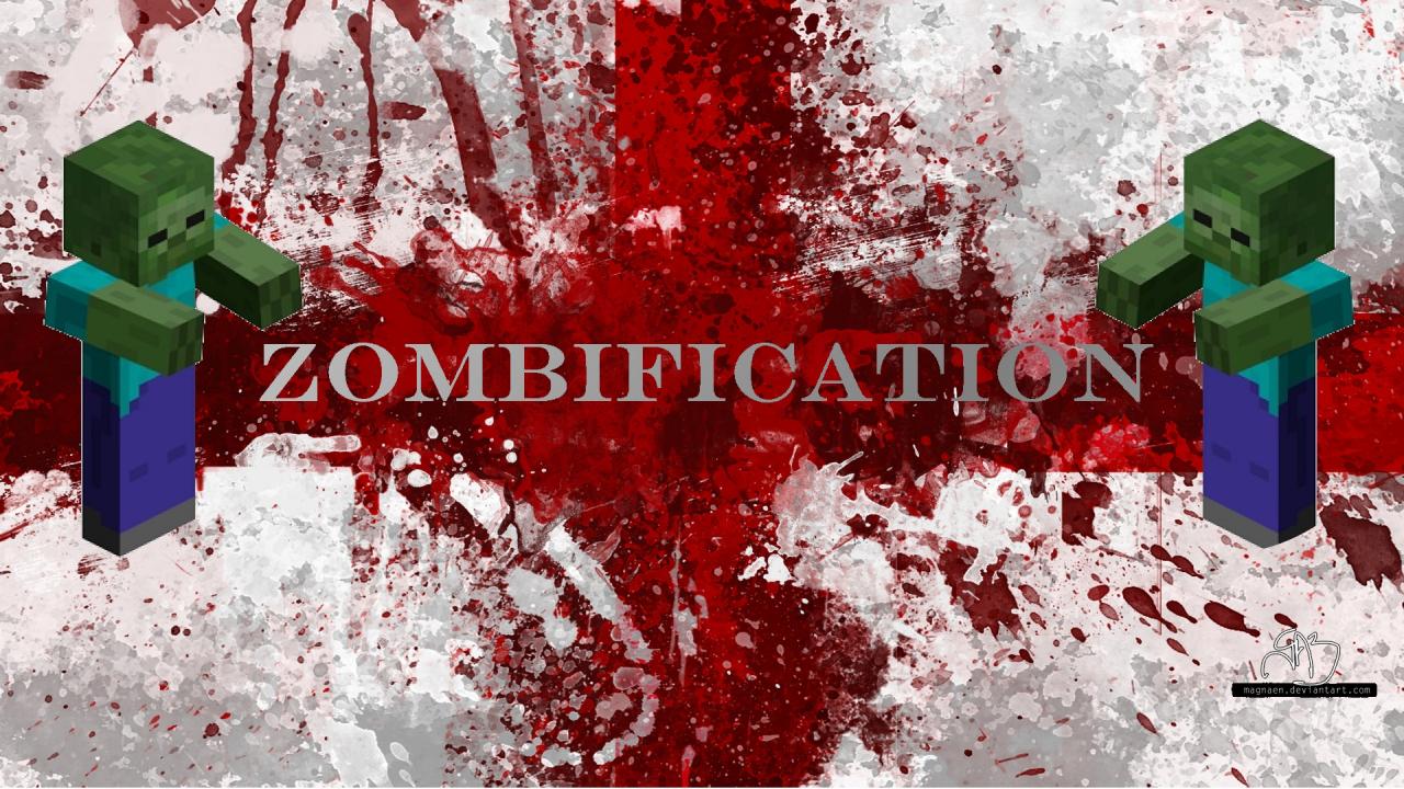 ZOMBIFICATION [PVP-GAME] [ZOMBIE] [1.6.4] Minecraft Map