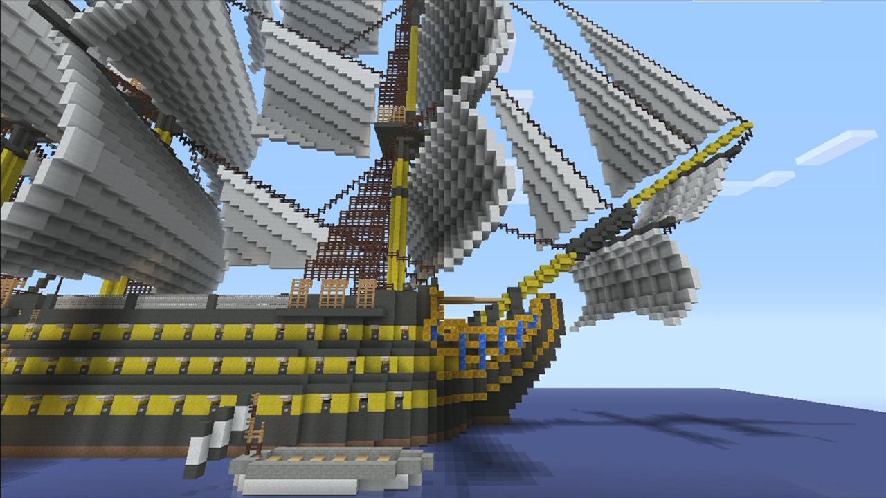 Ship of the line [HMS Hellfire] Minecraft Map