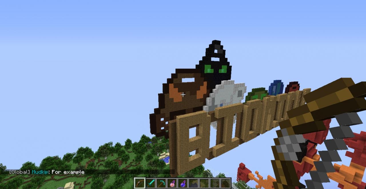 bionicle logo made in a server! Minecraft Map
