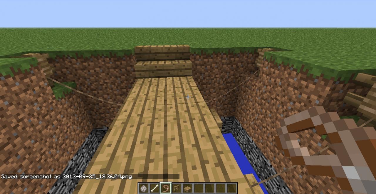 rope bridge that literaly IS HANGING FROM THE ROPE Minecraft Map