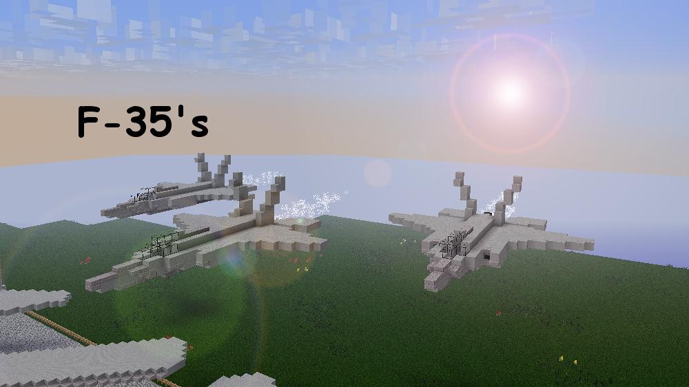 F-35 lightning II's! Minecraft Map
