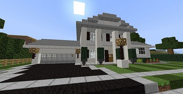 Colonial-Style Split Level House Minecraft Map