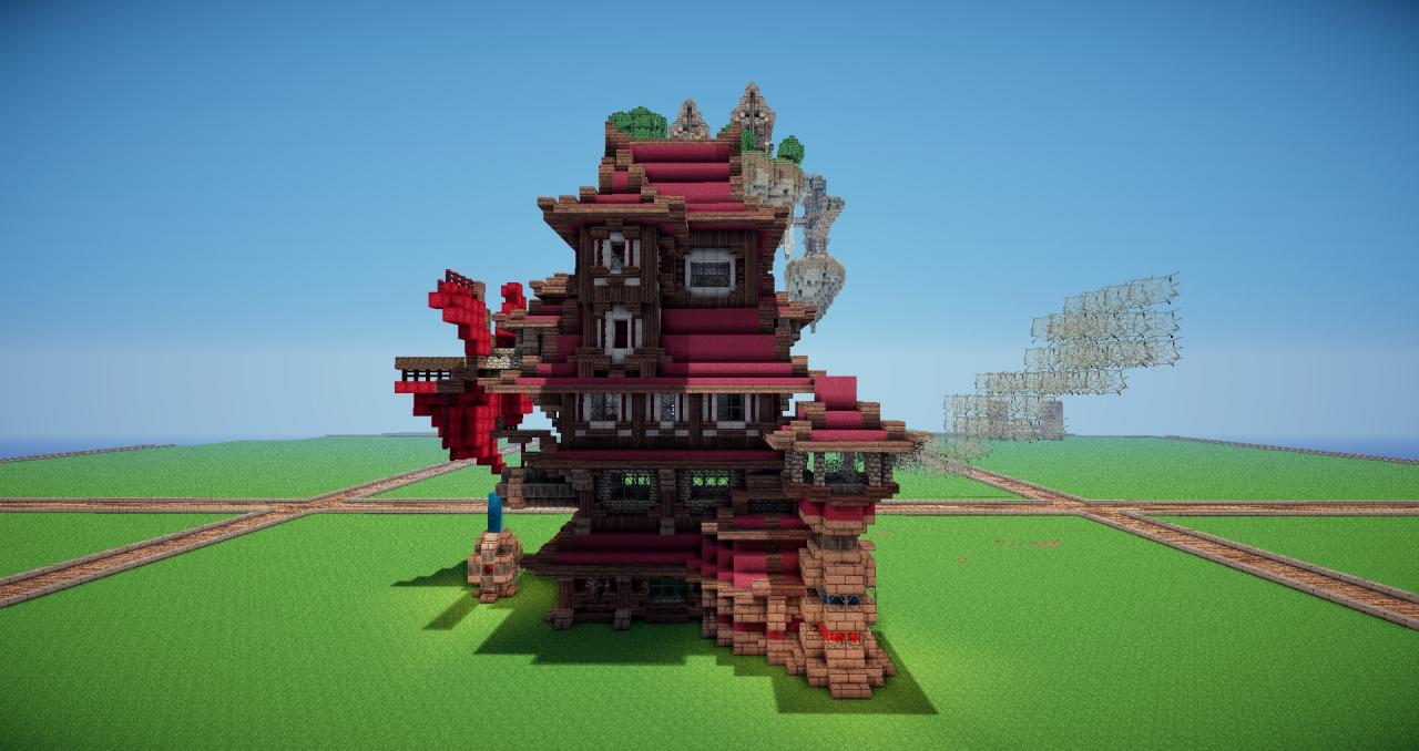 Asian Steampunk Test Build Minecraft Map