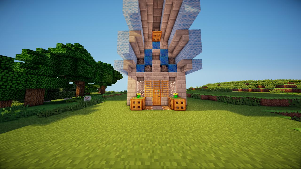 Simple Fantasy House | Perfectly Symmetrical Minecraft Map