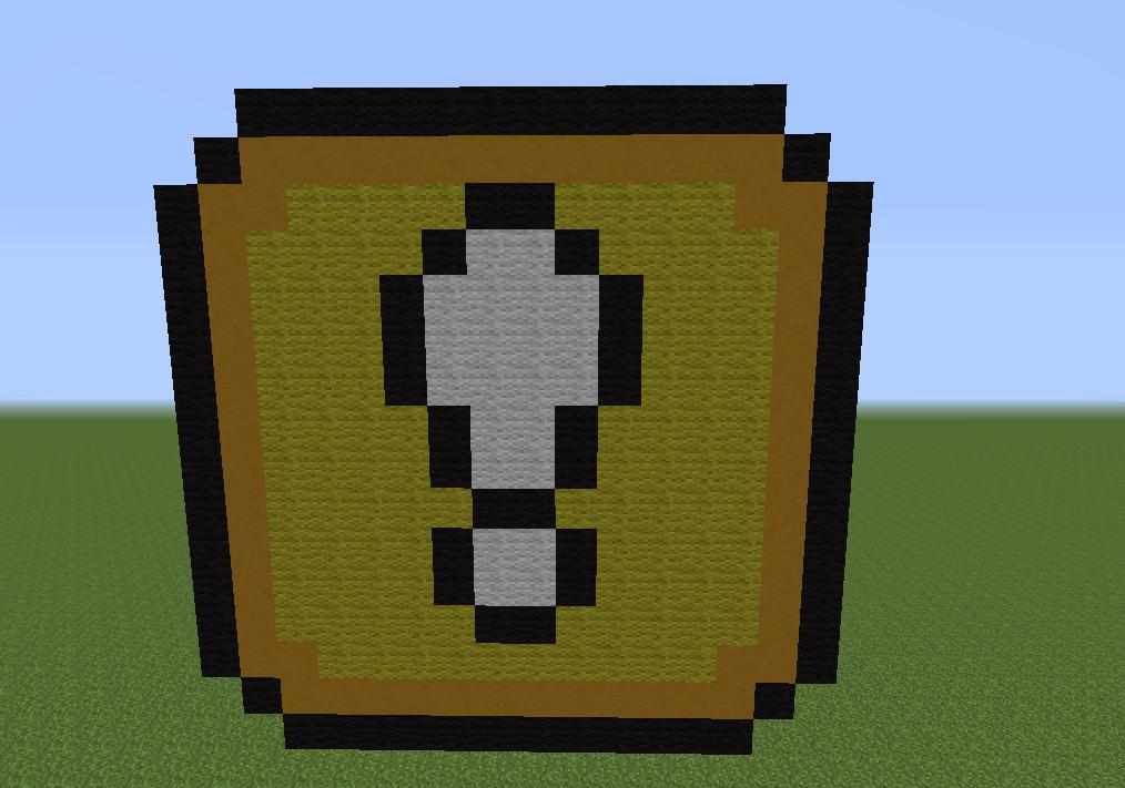 Exclamation Point Box Minecraft Project