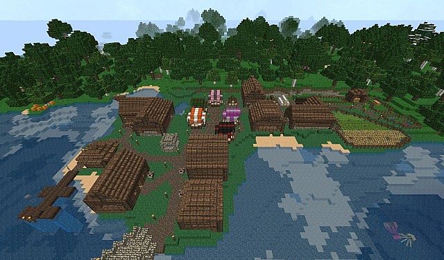 Middle Ages Town Minecraft Map