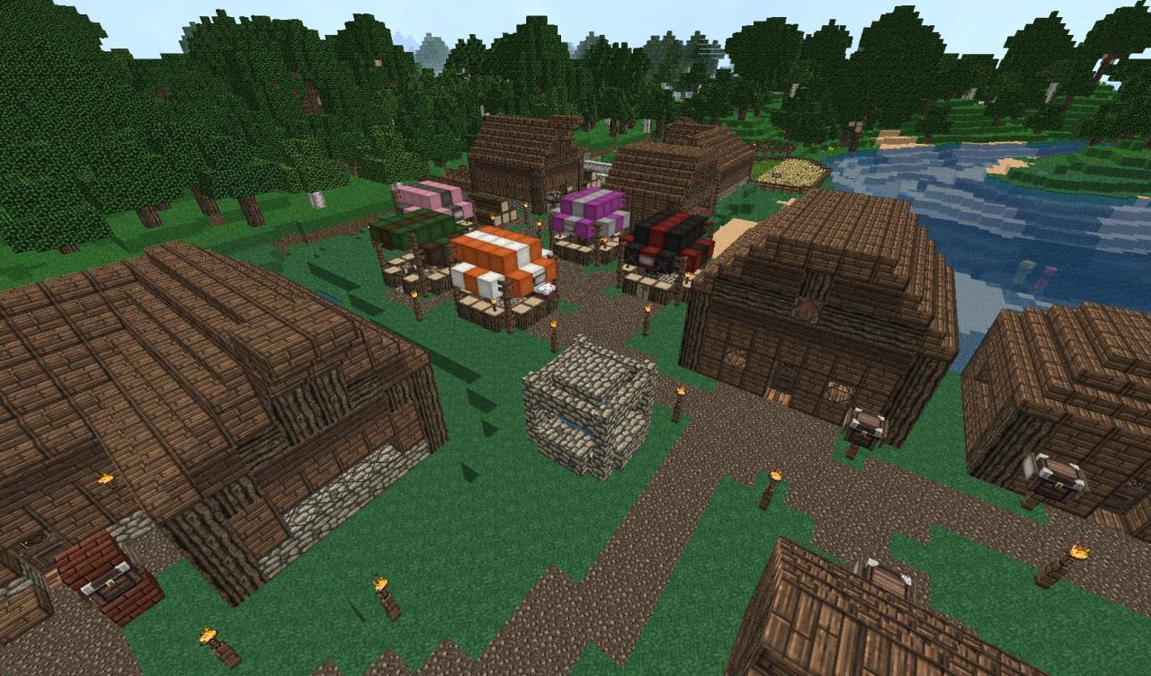Middle Ages Town Minecraft Map