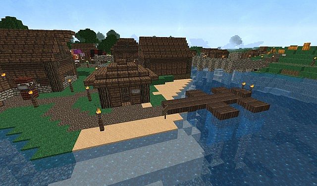 Middle Ages Town Minecraft Map
