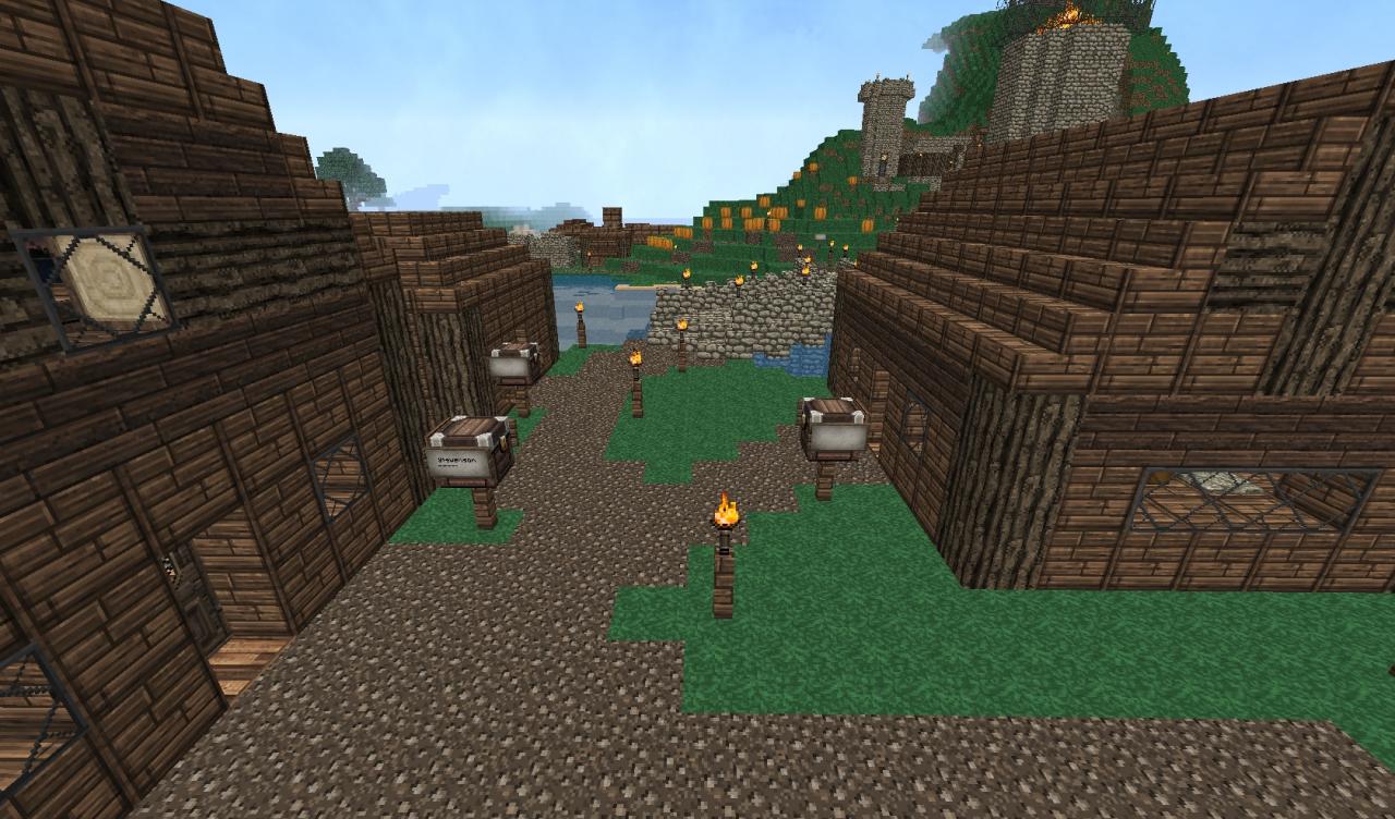 Middle Ages Town Minecraft Map