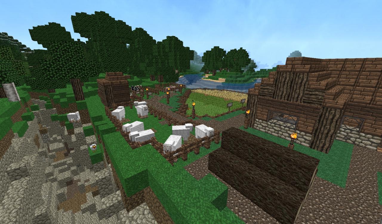Middle Ages Town Minecraft Map