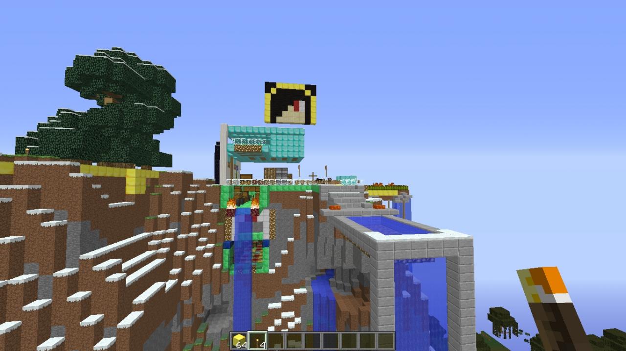 My Hillside Home Minecraft Map