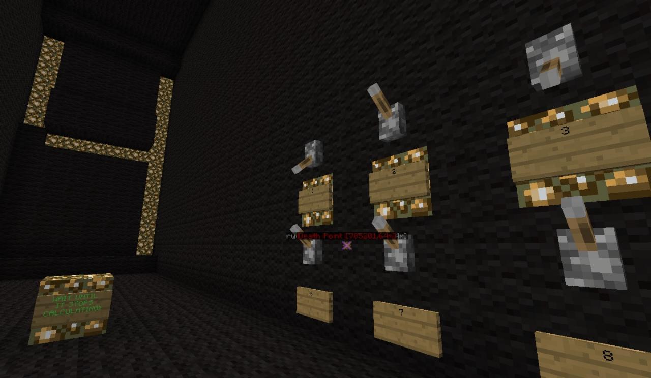 Working Calculator That Adds Numbers! Minecraft Map