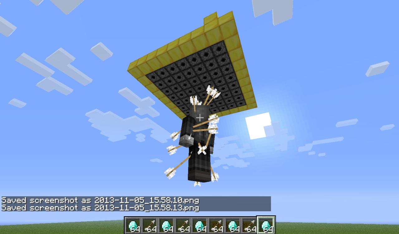 Diamond Raining Death Trap Minecraft Map