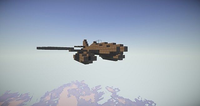 2:1 Messerschmitt 262 [WW2 Airplane] Minecraft Map