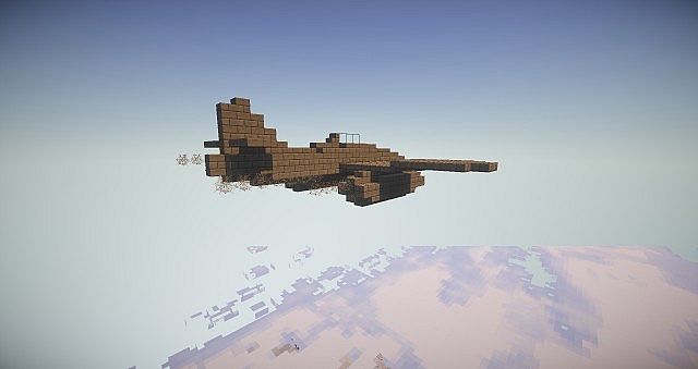 2:1 Messerschmitt 262 [WW2 Airplane] Minecraft Map