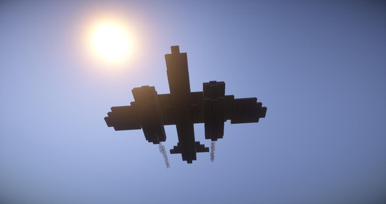 2:1 Messerschmitt 262 [WW2 Airplane] Minecraft Map