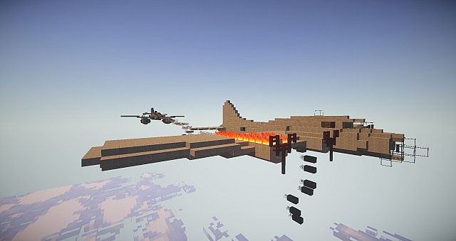 2:1 Messerschmitt 262 [WW2 Airplane] Minecraft Map