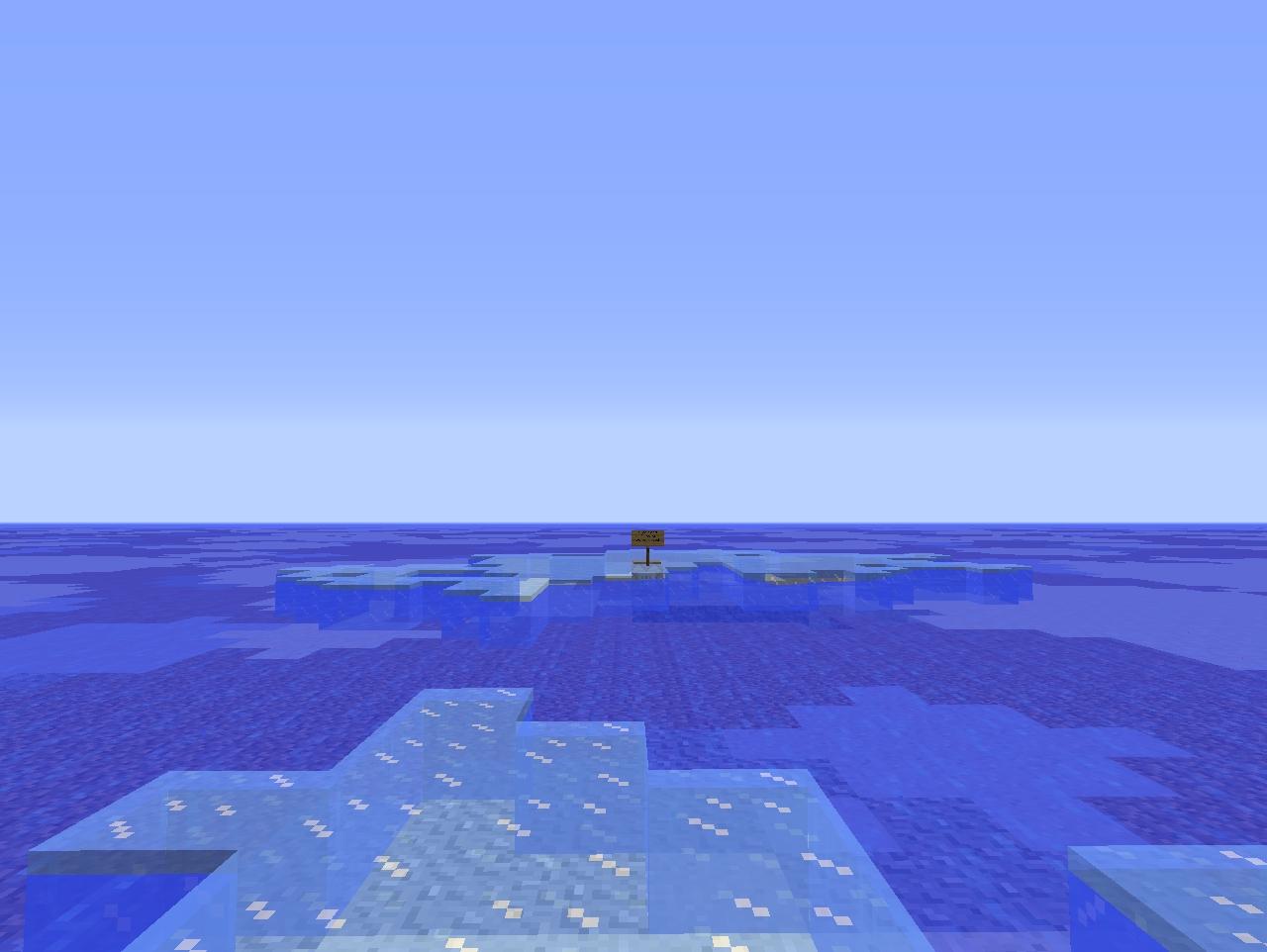 Water Survival Minecraft Map