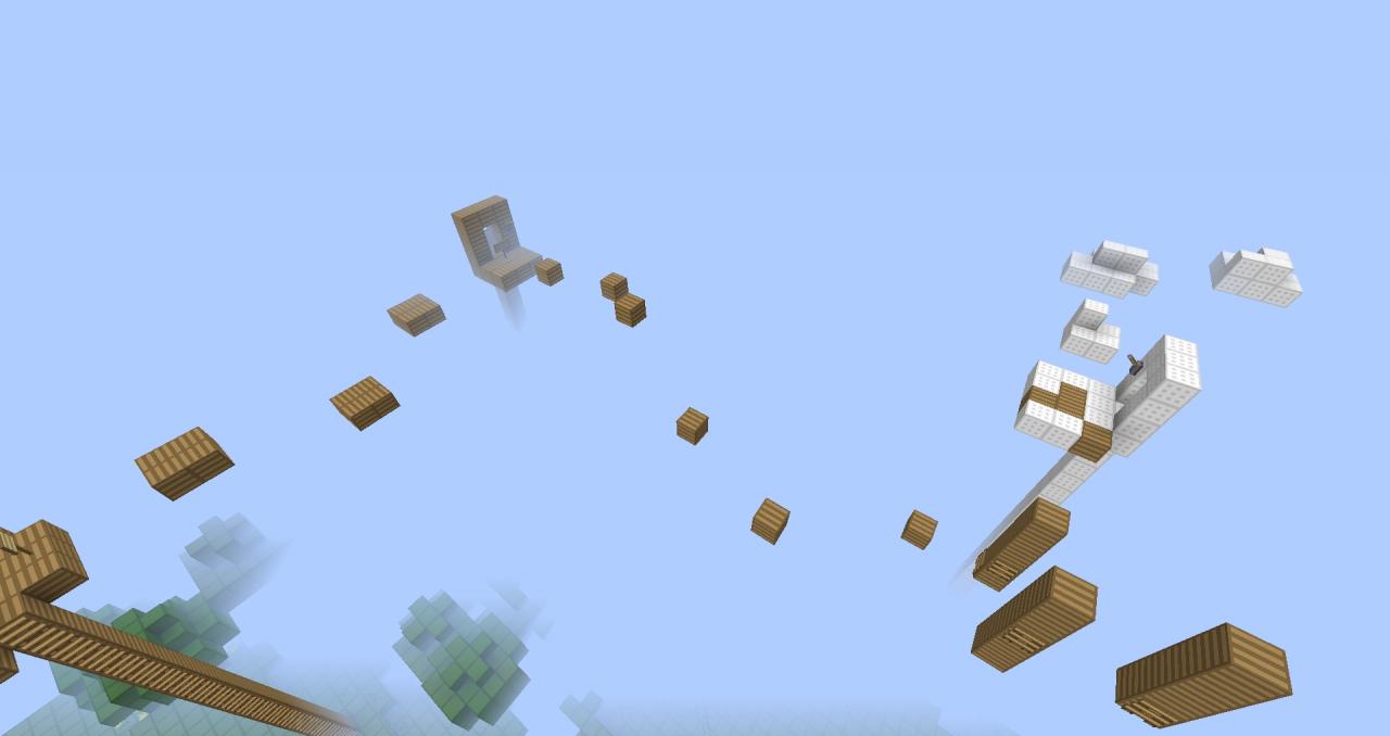 A simple parkour map Minecraft Map