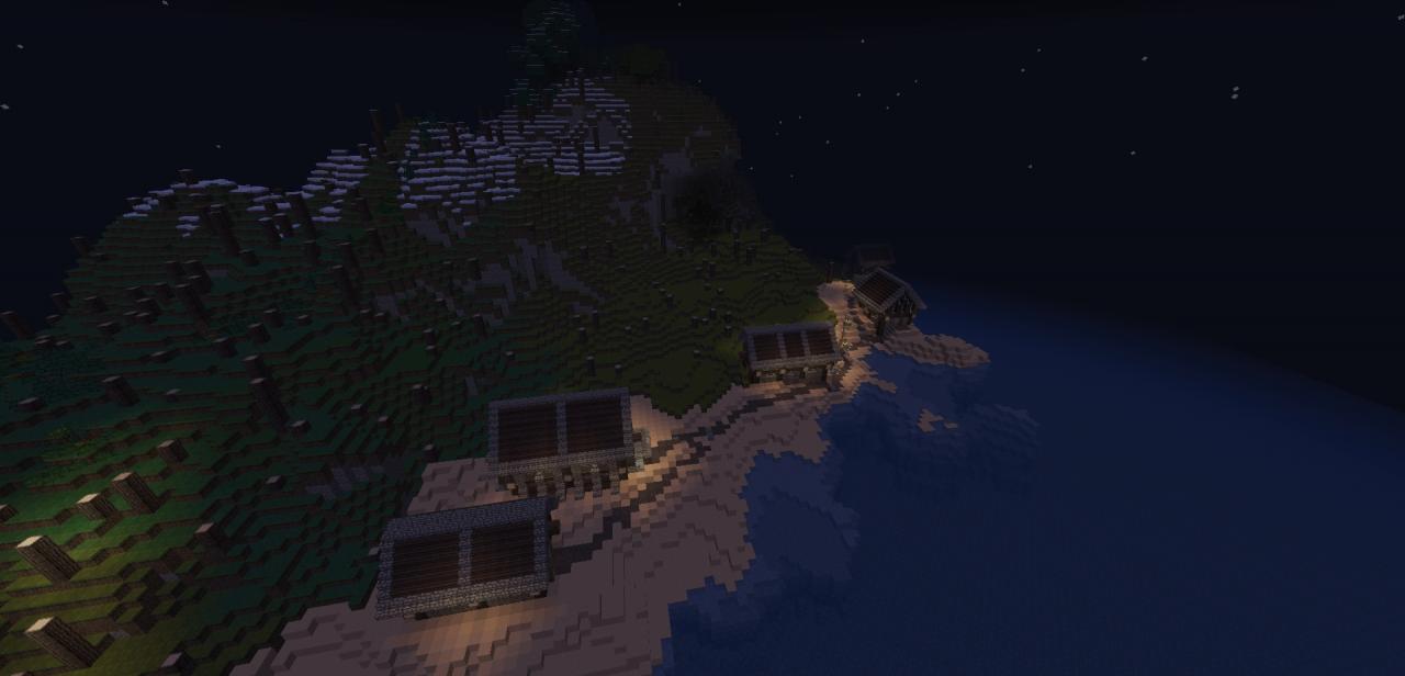 Hunger games. Orion, New Settlement Minecraft Map