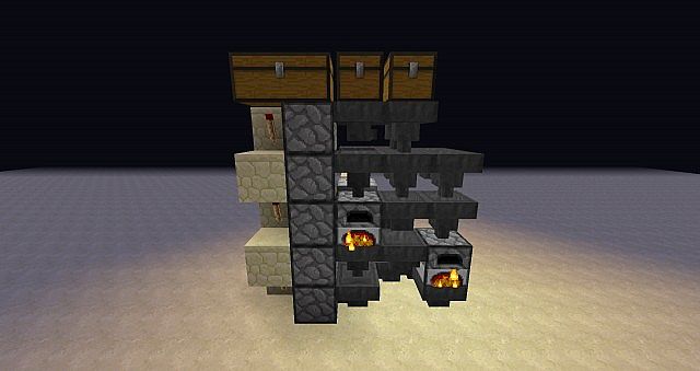 Fully automatic Double Furnace Minecraft Map