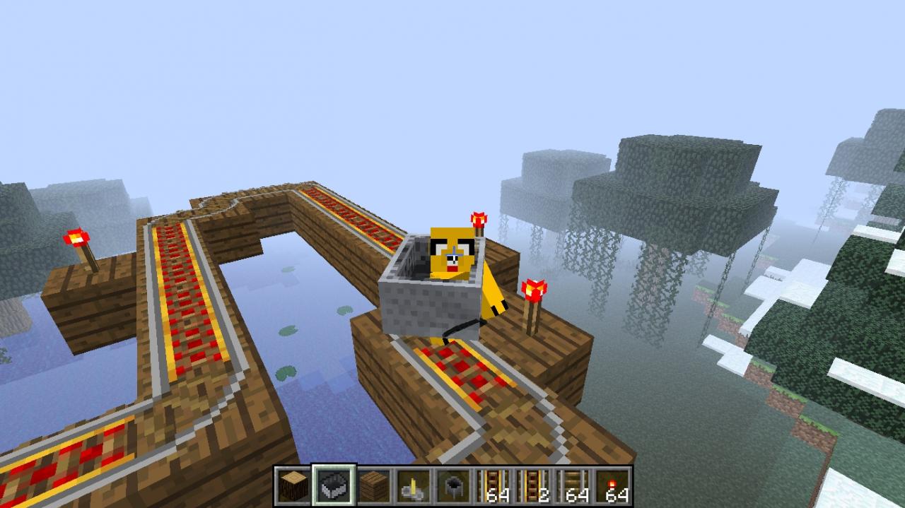 ROLLER COASTER MK 1 Minecraft Map