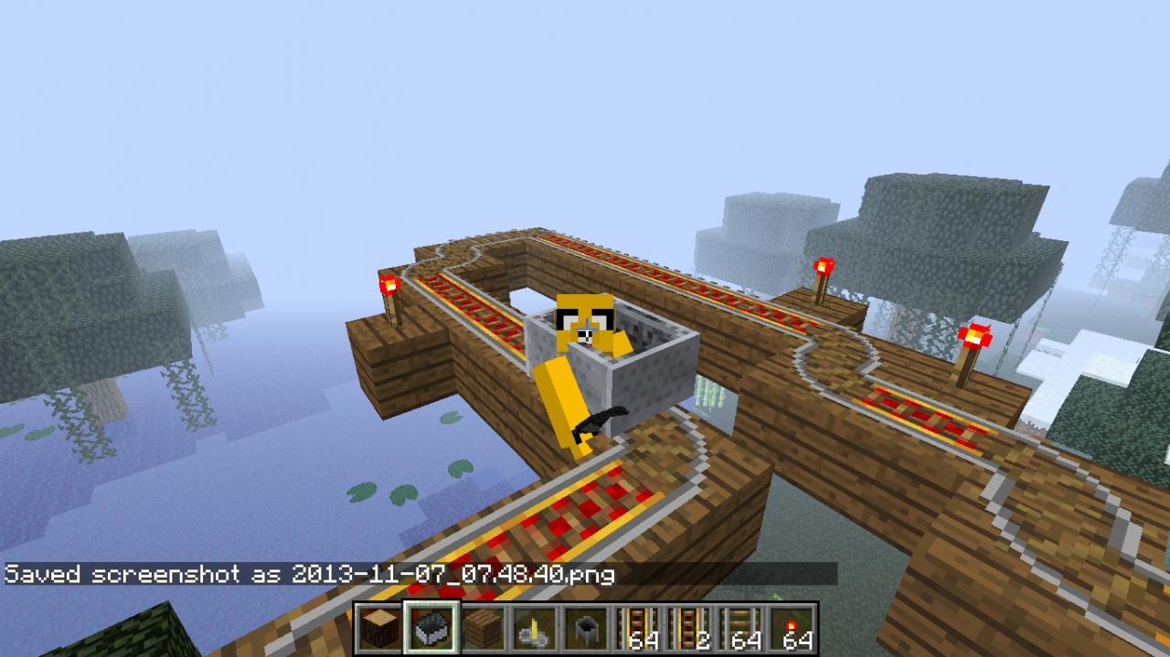 ROLLER COASTER MK 1 Minecraft Map