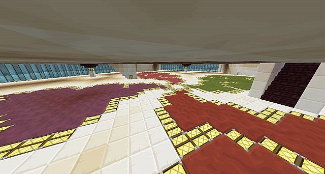 Spawn Quartz and Water Garden Minecraft Map