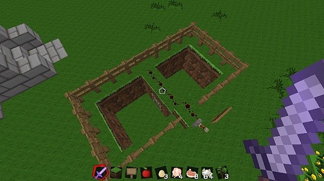 Battle arena map to CLAY SOLDIERS MOD 1.6.4 Minecraft Map