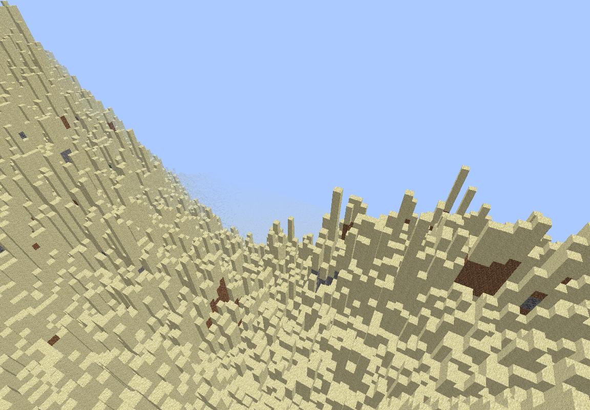Sand Mountains Build Map! Minecraft Map
