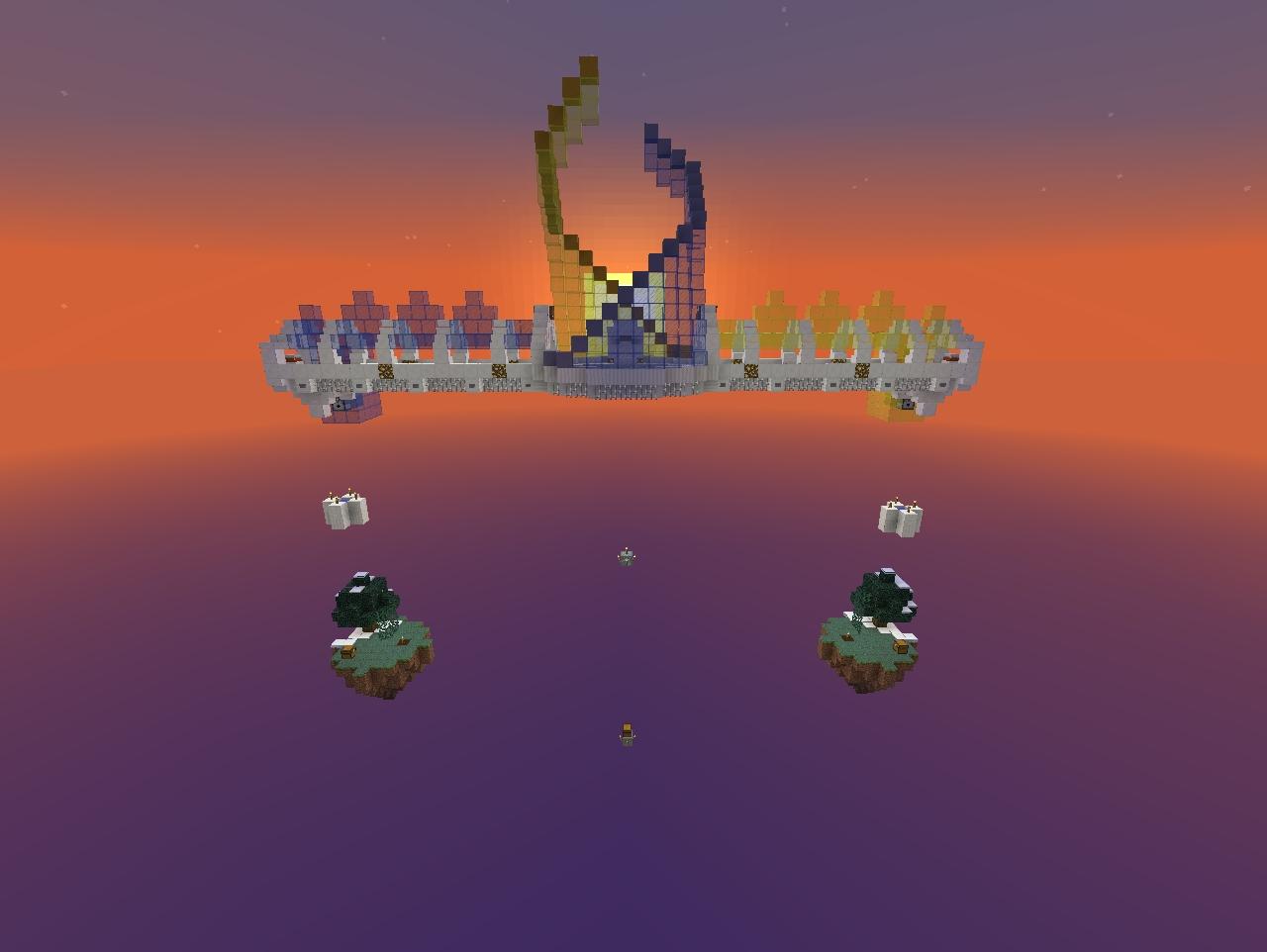 2 Player PVP Sky Blocks 1.7.2 Minecraft Map