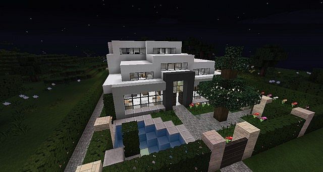 Modern House Minecraft Map