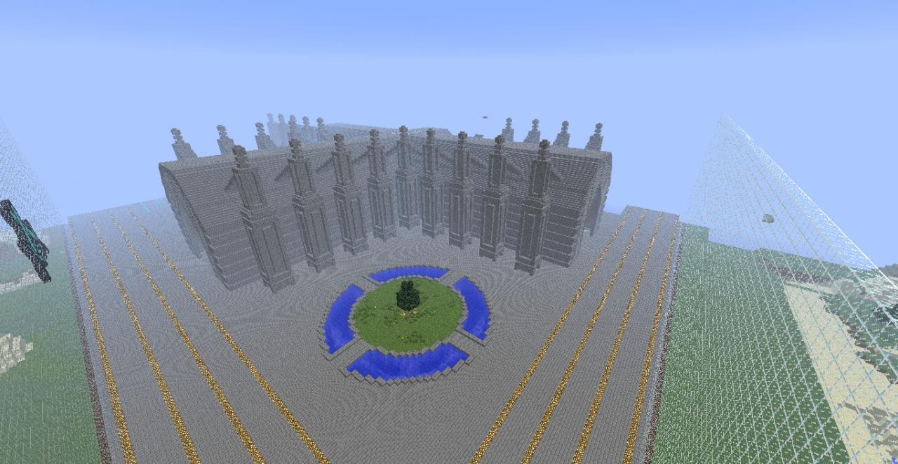 Massive Server Spawn Build Minecraft Map