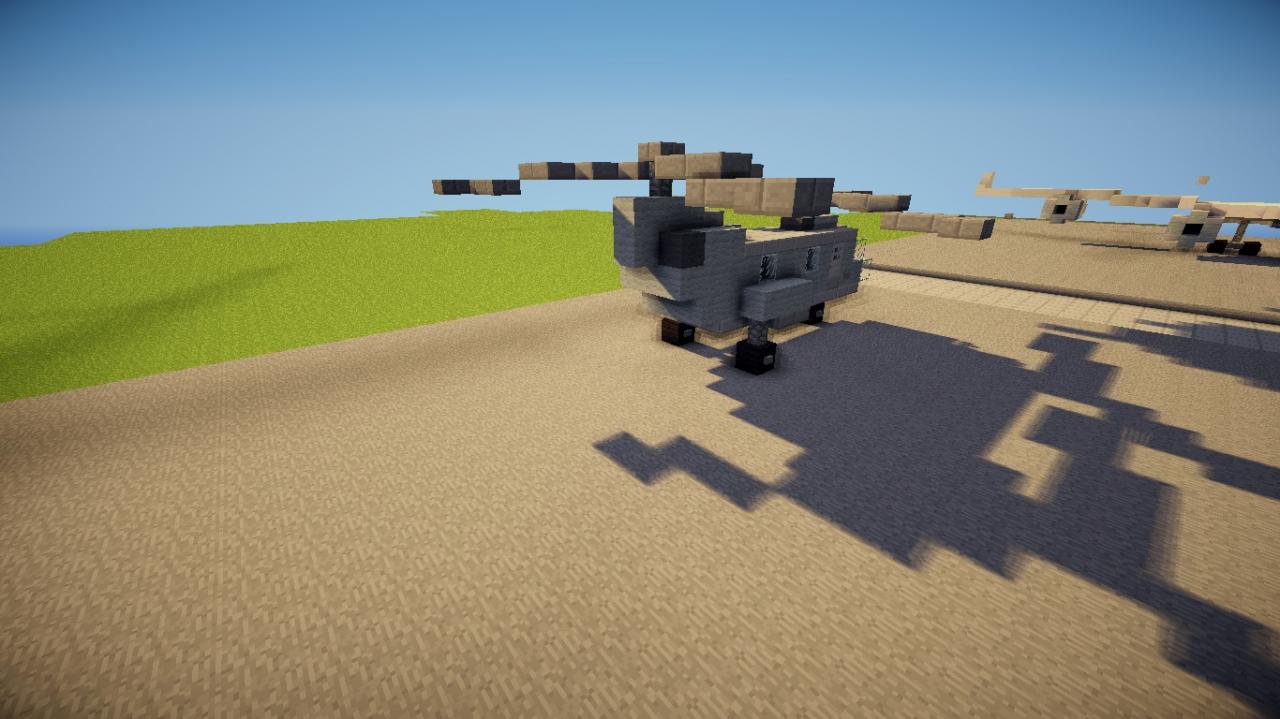 CH-46 Sea Knight Minecraft Map