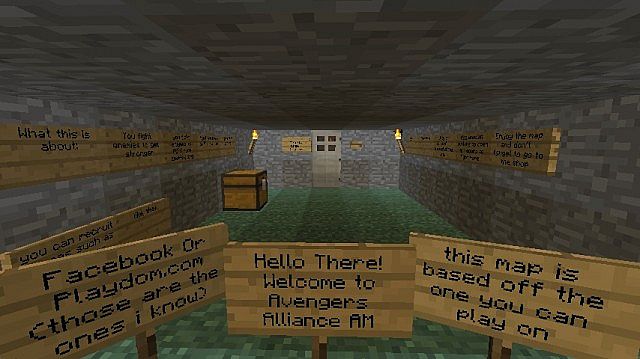 Avengers Alliance Adventure Map Minecraft Map