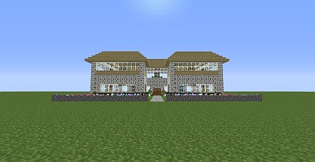Birch house Minecraft Map