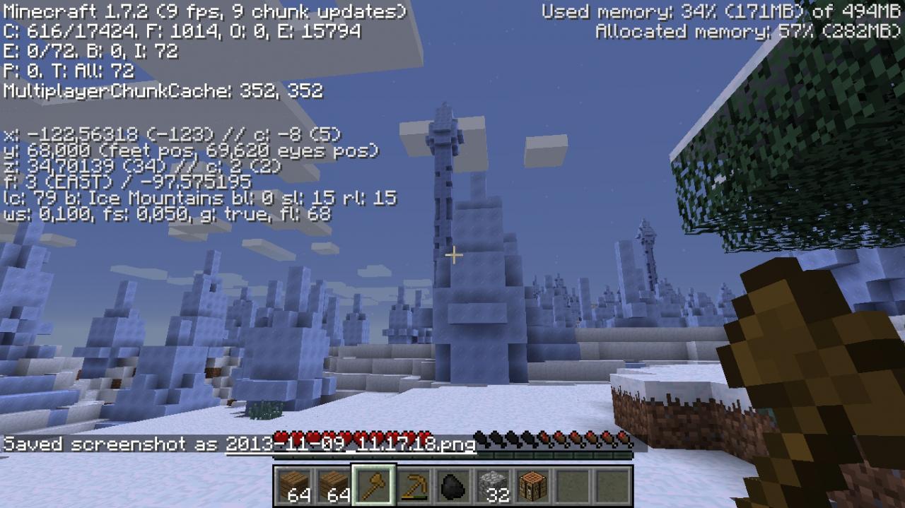 Wertusk's Ice Plains Spikes Seed Minecraft Map