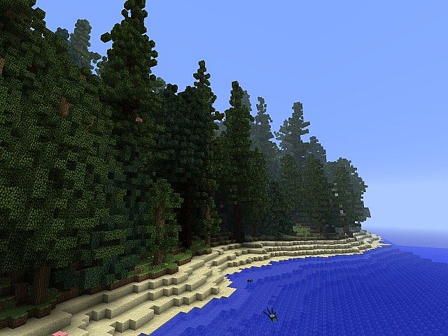 Forest Mountain [North American Pines] Minecraft Map