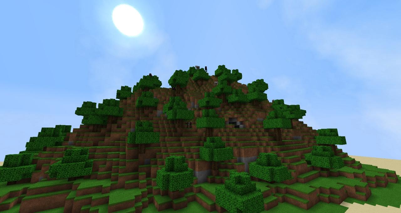 Giant Hill Minecraft Map