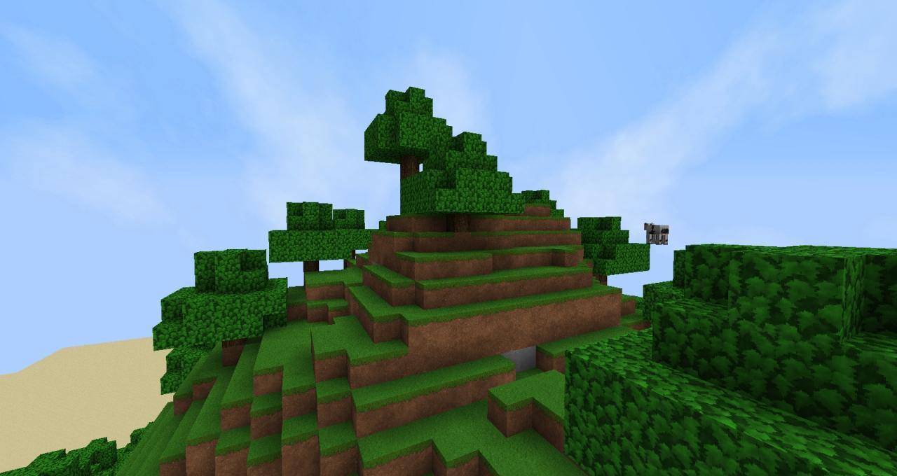 Giant Hill Minecraft Map