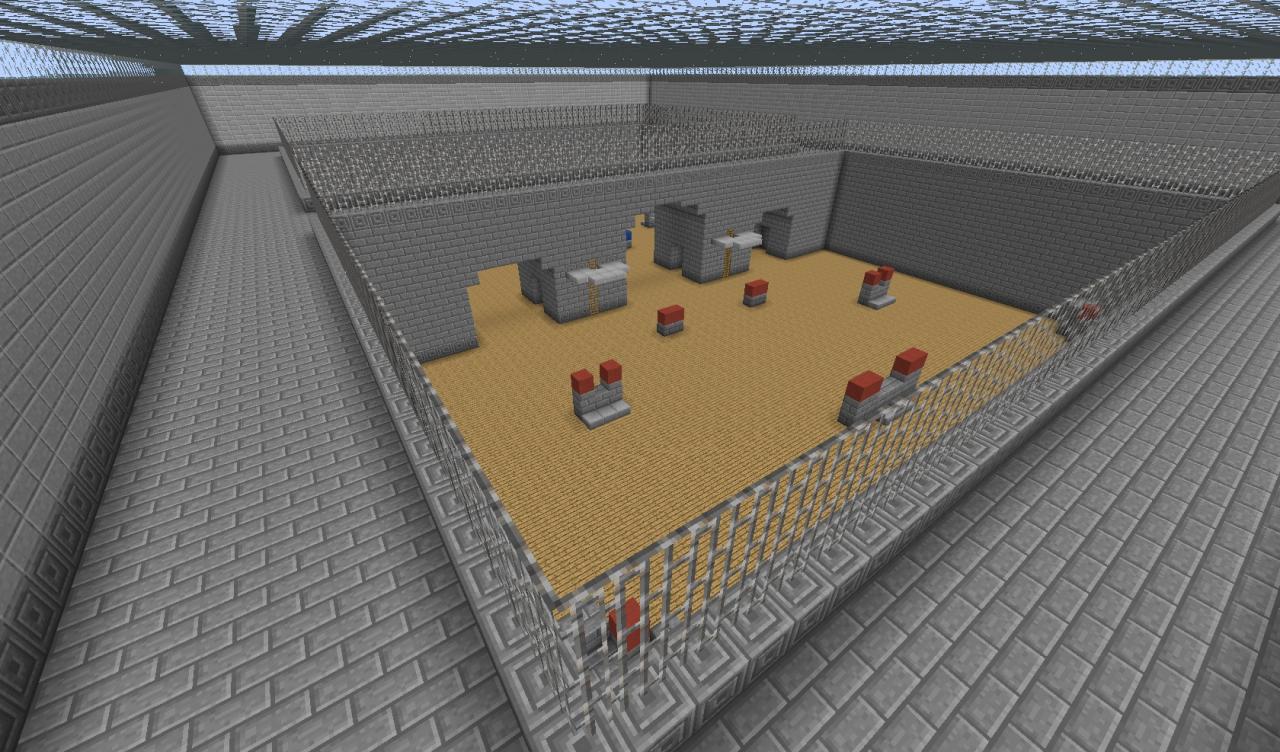 Red vs Blue PVP arena Minecraft Map