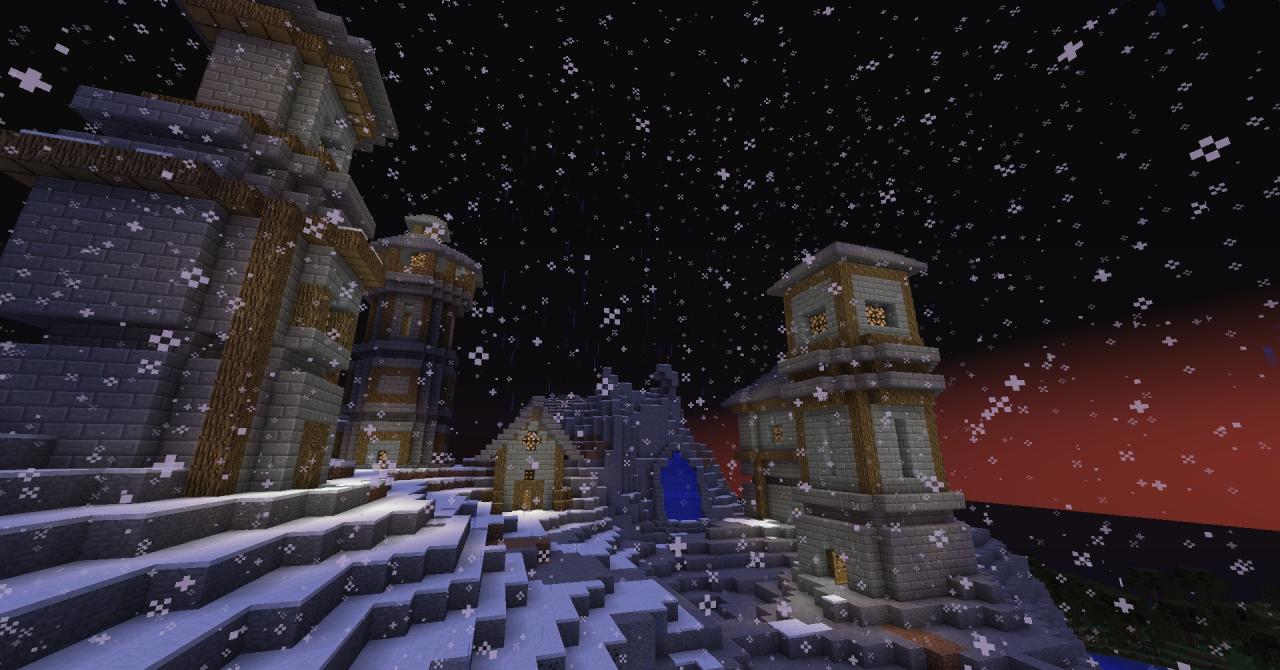 rowan village Minecraft Map