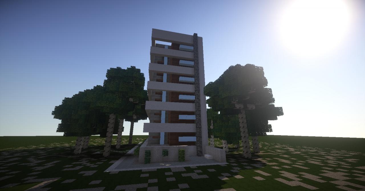 Modern Row Home Minecraft Map