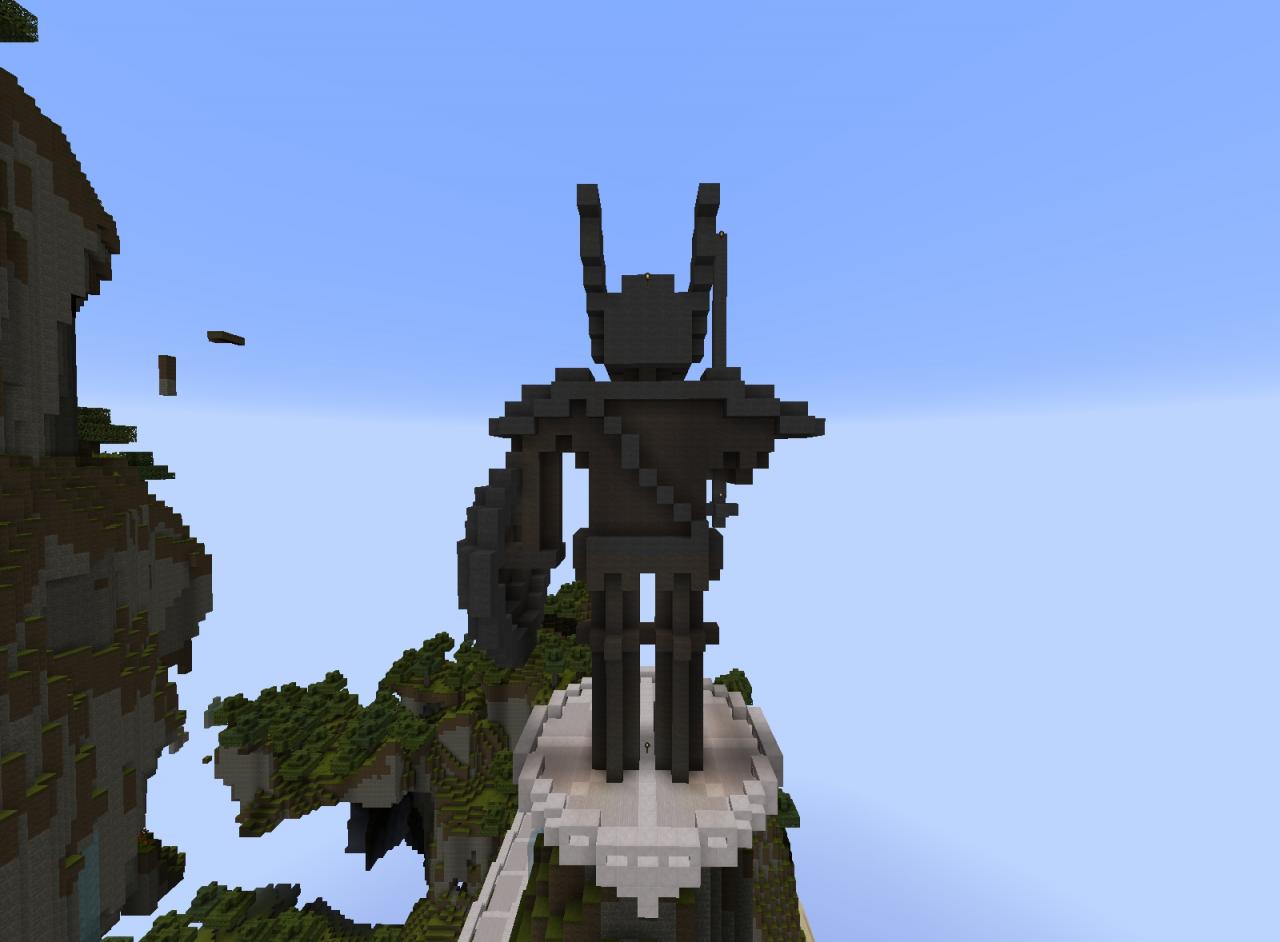 Medieval_Stone_Statue_Warrior Minecraft Map